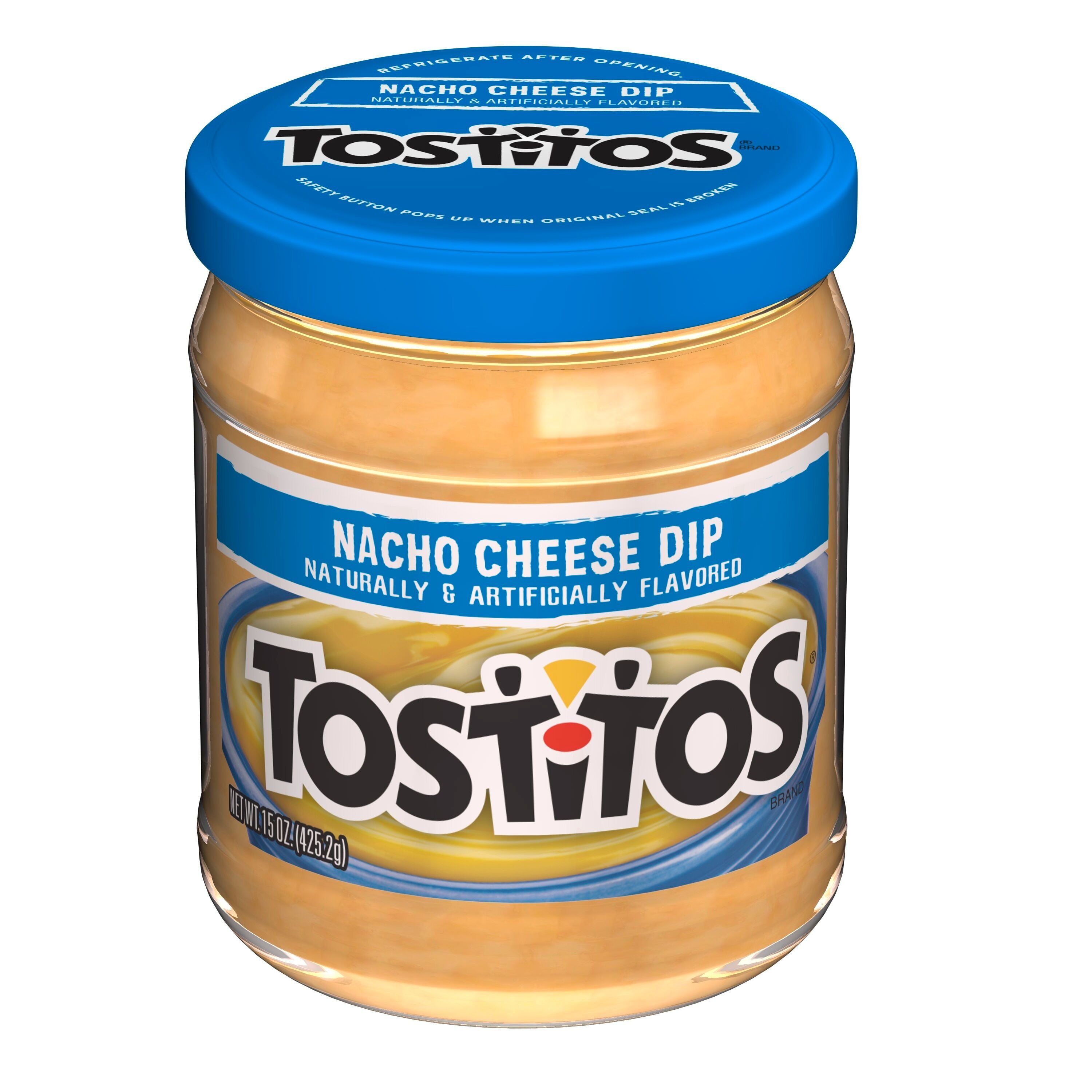 Tostitos Nacho Cheese Naturally & Artificially Flavored Dip, 15 oz Jar ...