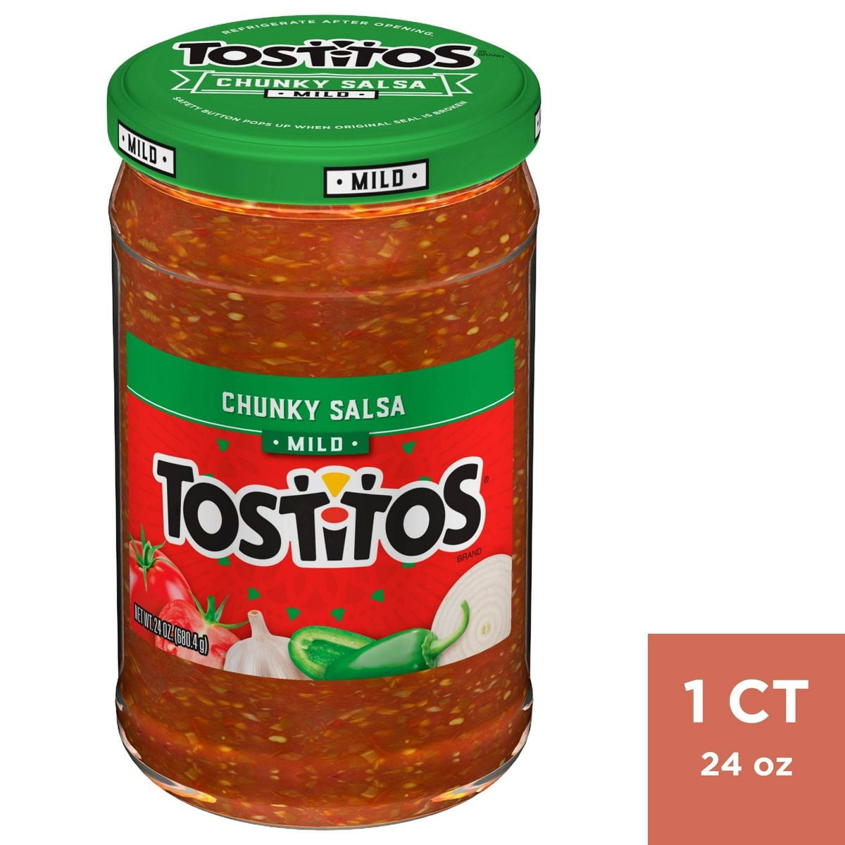 Tostitos Mild Chunky Salsa Dip - 24oz - Walmart.com