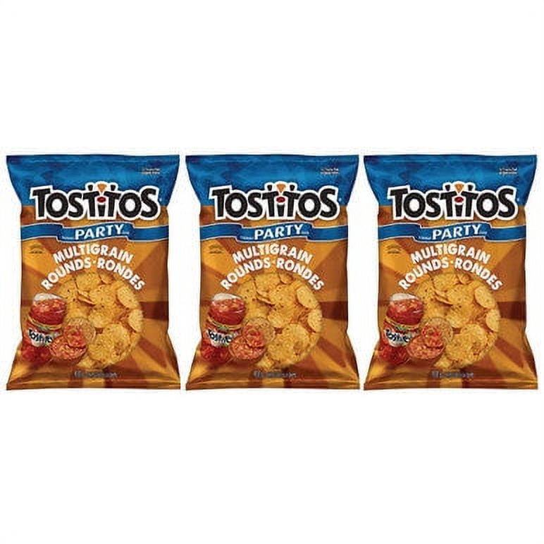 Tostitos Multigrain Rounds Tortilla Chip Party Size, 450g/15.9oz, 3 ...
