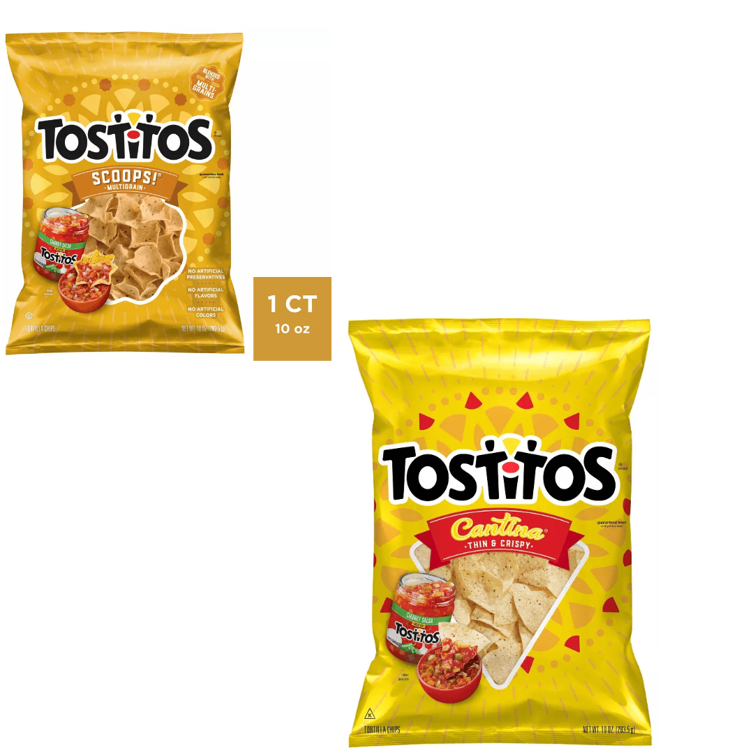 Tostitos Multigrain Scoops! Tortilla Chips-10oz Tostitos Cantina Thin ...