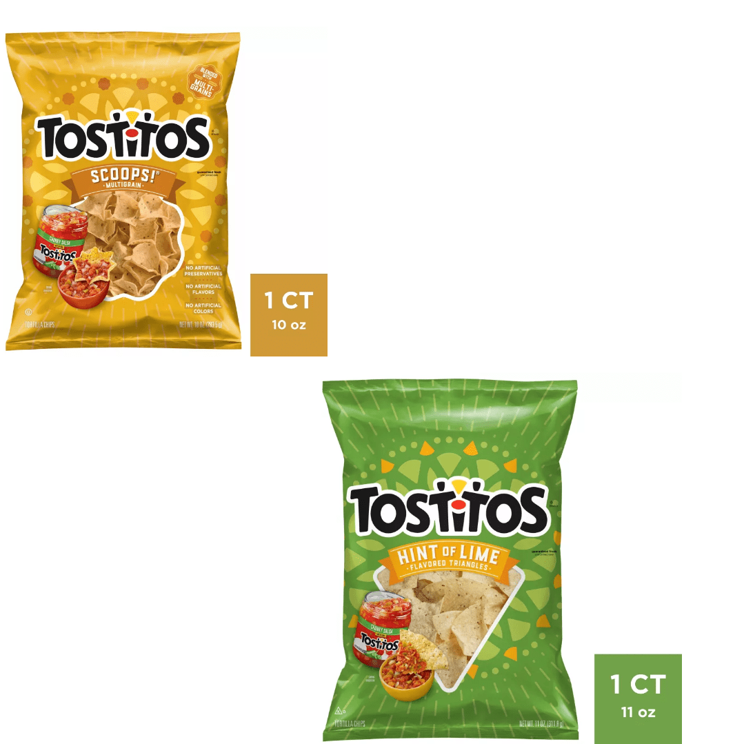 Tostitos Multigrain Scoops! Tortilla Chips-10oz Tostitos Hint Of Lime ...
