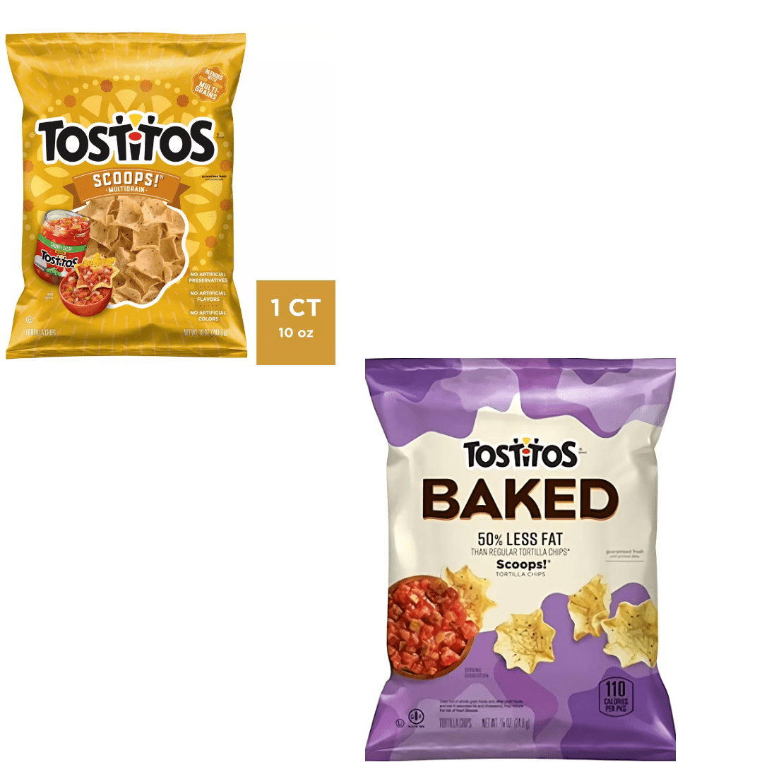 Tostitos Multigrain Scoops! Tortilla Chips-10oz Tostitos Oven Baked ...