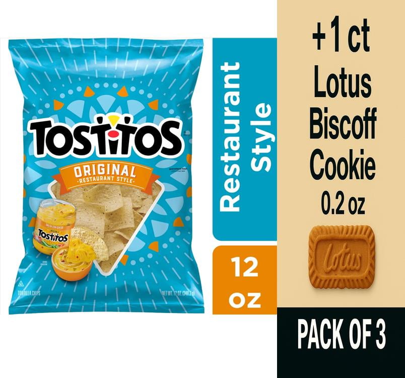 Tostitos Original Restaurant Style Tortilla Chips 12 oz - Pack of 3 ...