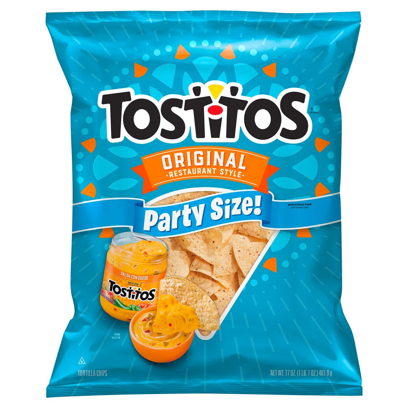 Tostitos Original Restaurant-Style Tortilla Chips - Party Size - 17 oz ...