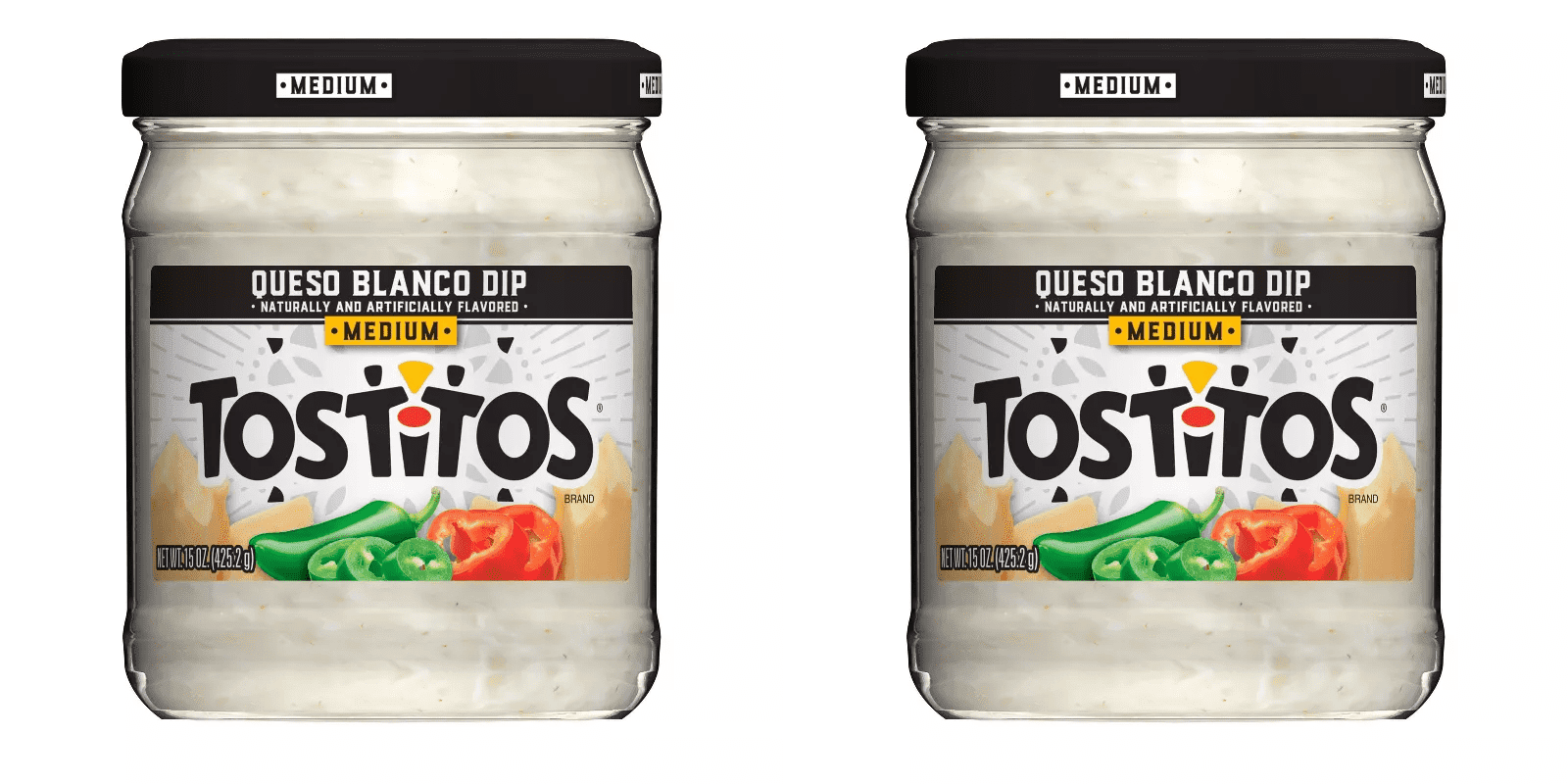 Tostitos Queso Blanco Dip - 15oz PACK OF 2, Tostitos Queso Blanco Dip, Cheese Dip, Snack Dip ...