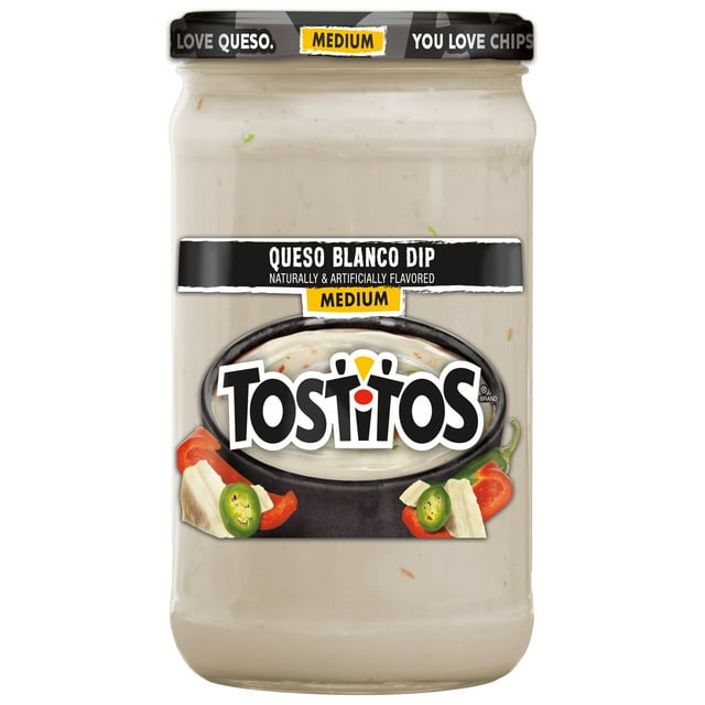 Tostitos Queso Blanco Dip, 23 oz Jar - Walmart.com