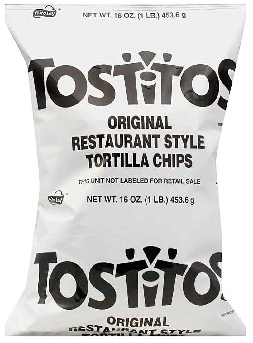 Tostitos Restaurant Style White Corn Tortilla Chips, 16 Ounce, 4 Per ...
