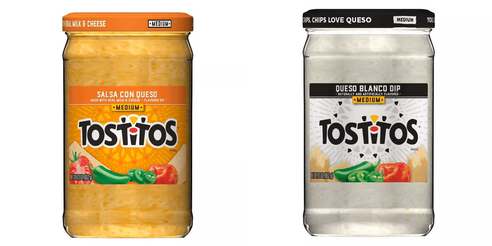Tostitos Salsa Con Queso Dip - 23oz - Tostitos Queso Blanco Dip - 23oz PACK OF 1 - Walmart.com
