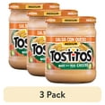 (3 pack) Tostitos Salsa Medium Salsa Con Queso Spread, 15 Ounce Jar Shelf-Stable - Walmart.com