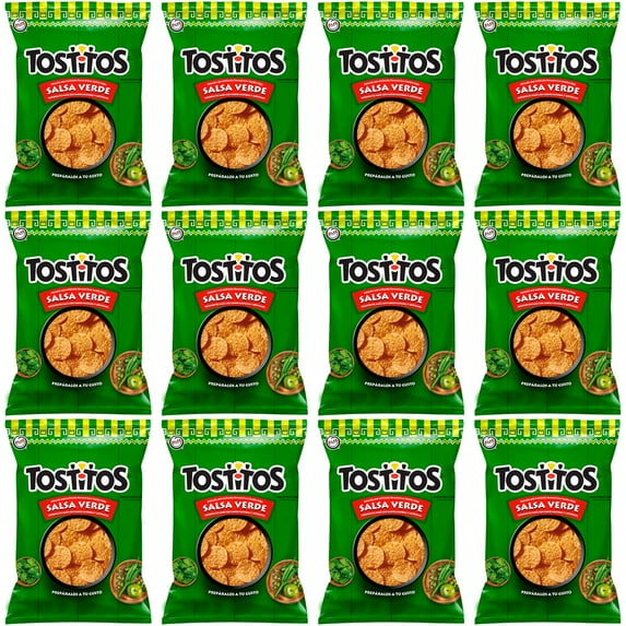 Tostitos Salsa Verde Value Pack, 74.4g/2.625 Oz Bags, Pack of 12 ...