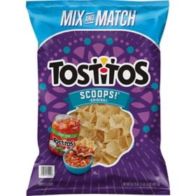 Tostitos Scoops! Original Tortilla Chips, 16.125 oz. pack of 2 ...