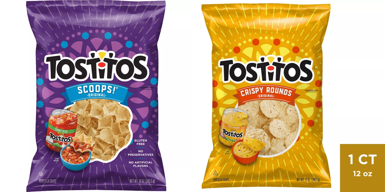 Tostitos Scoops! Tortilla Chips- 10oz - Tostitos Crispy Rounds Tortilla ...