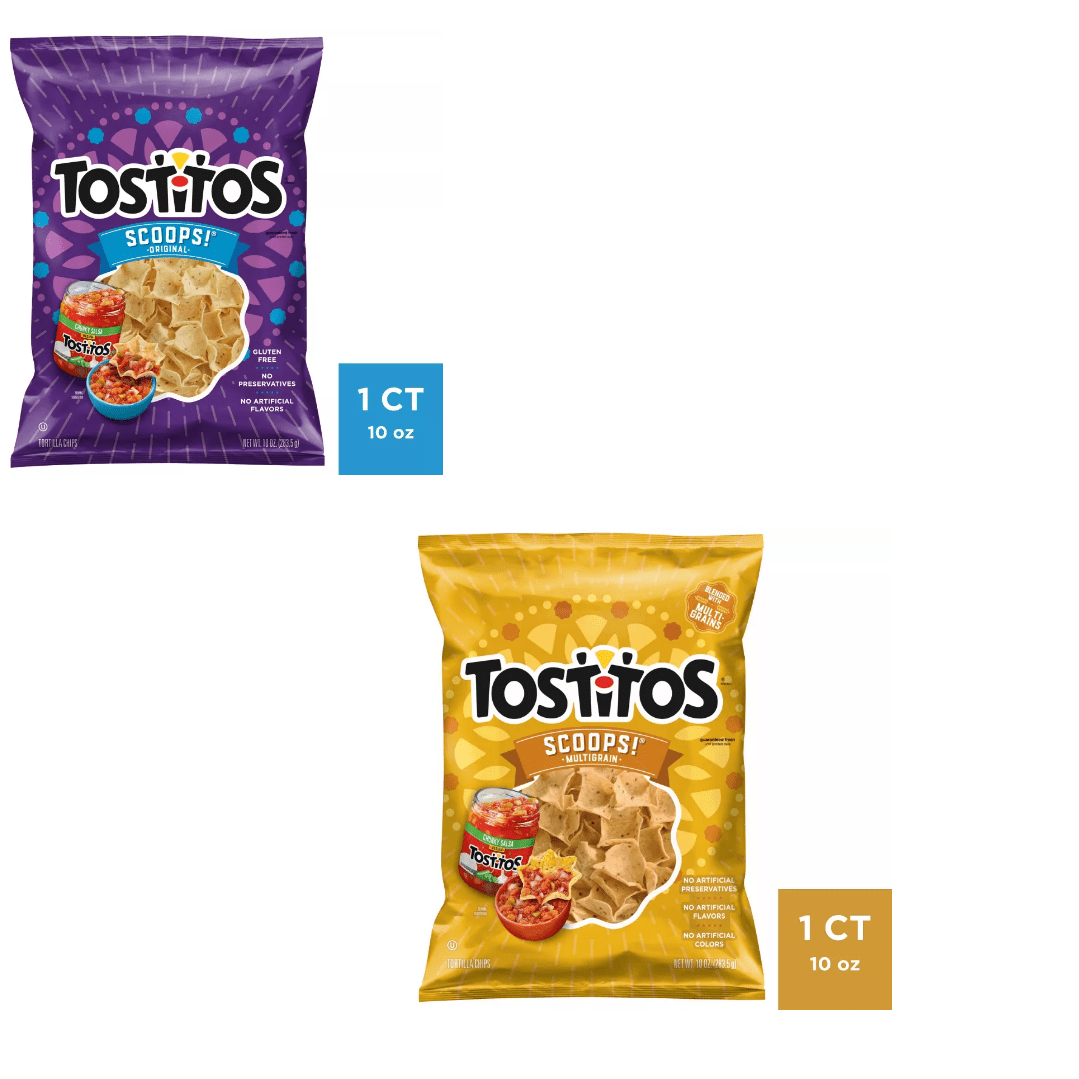 Tostitos Scoops! Tortilla Chips- 10oz Tostitos Multigrain Scoops ...