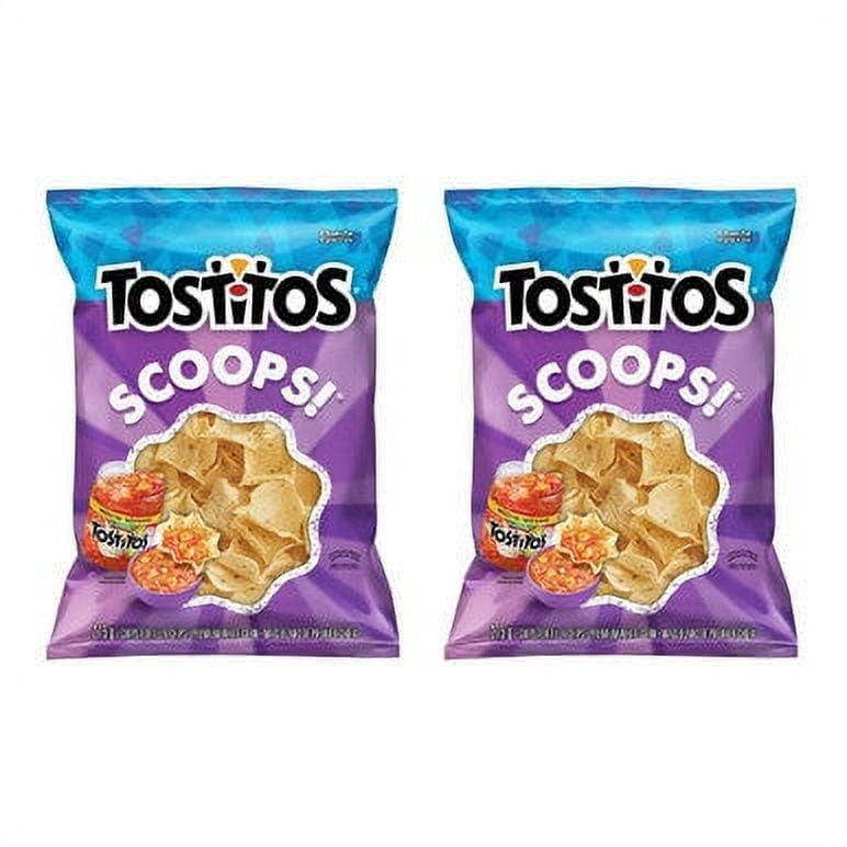 Tostitos Scoops! Tortilla Chips 215g/7.5oz, 2-Pack - Walmart.com