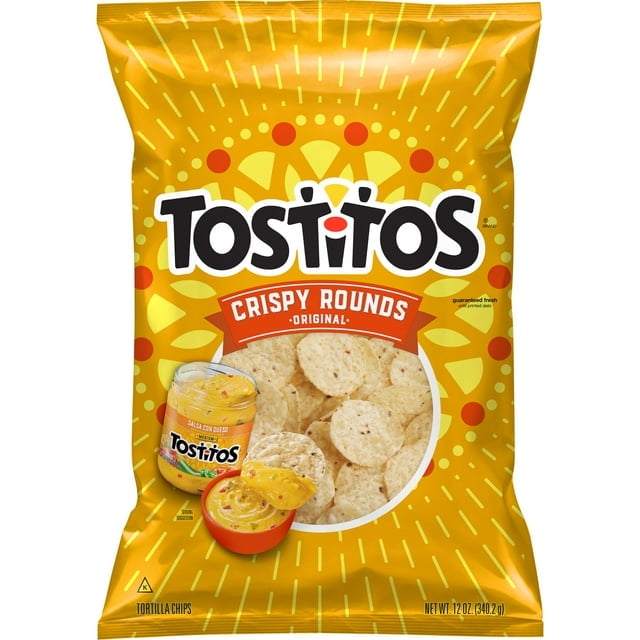 Tostitos Tortilla Chips Crispy Rounds, 12 oz Bag ( 2 Pack ) - Walmart.com