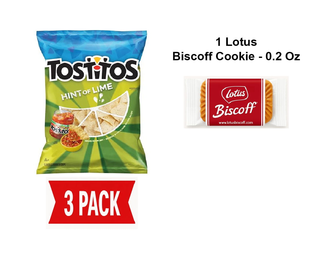 Tostitos Tortilla Chips Hint Of Lime Bag, 11 Oz - Pack Of 3 & Lotus ...