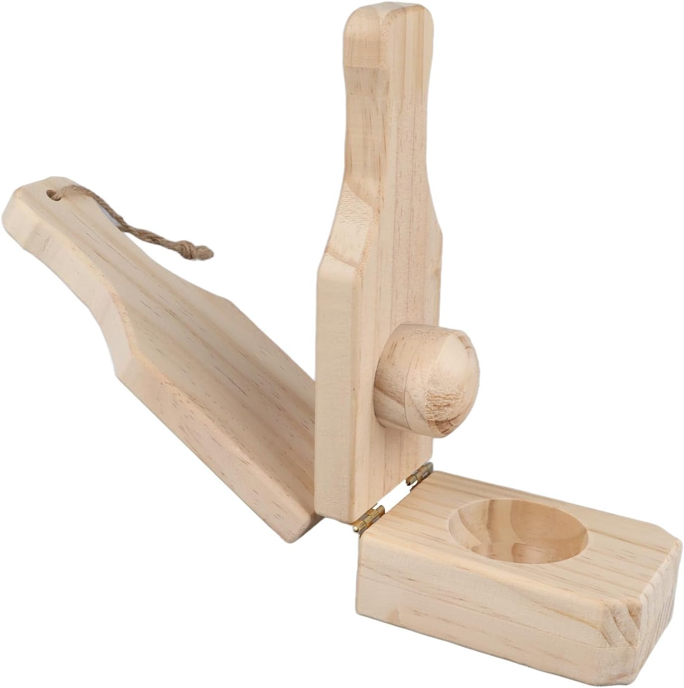 Tostonera Plantain Masher 6.3in Pine Wood Reusable Banana Smasher Maker ...