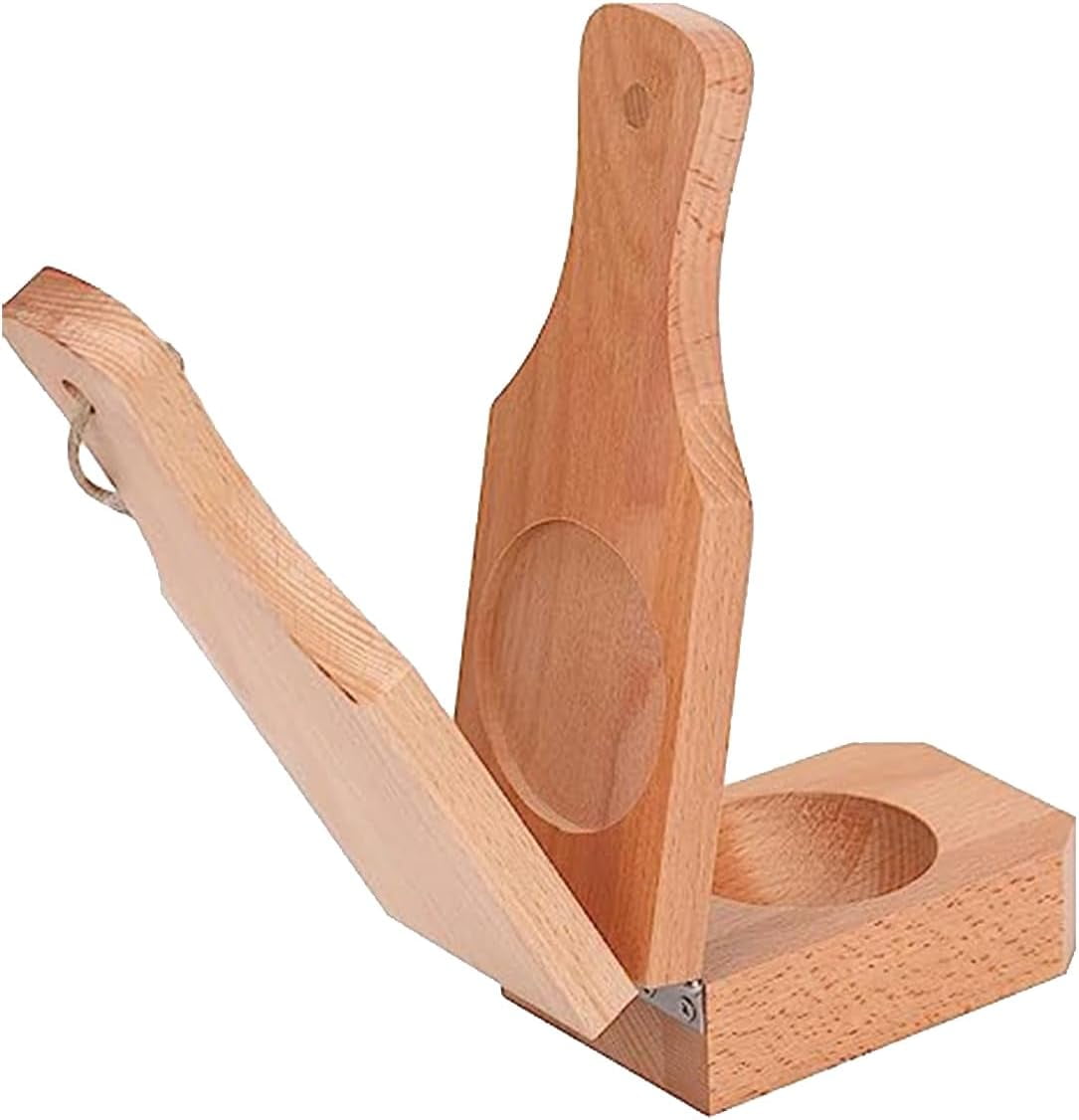 Tostones Plantain Press, Solid Wood 2 in 1 Design Plantain Smasher for ...