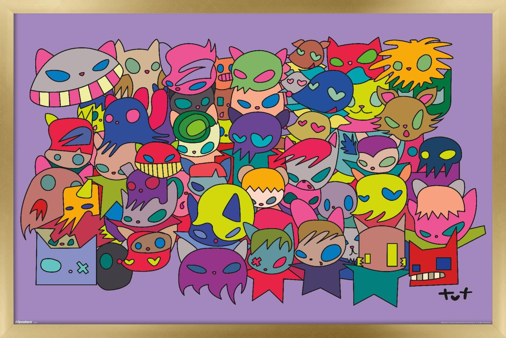 Tot Cat - In the City Wall Poster, 22.375" x 34" Framed - Walmart.com