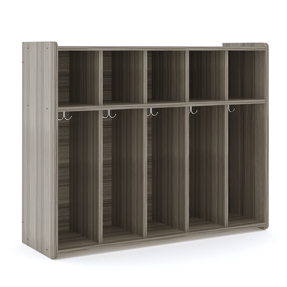 Tot Mate Children 5-Section Wall Locker, Ready-to-Assemble - Walmart.com