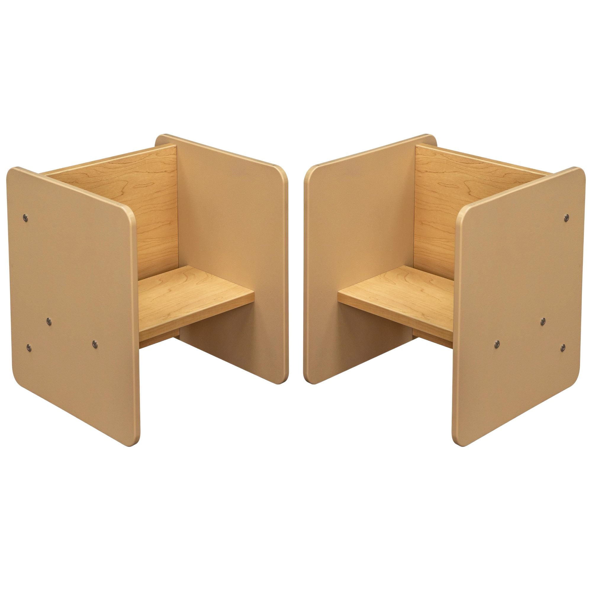Tot Mate Children's 2-in-1 Activity Cube Chair, Classroom Furniture ...