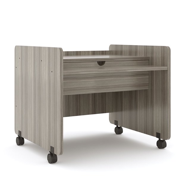 Tot Mate Children's Desk, Wooden Mobile Kids Table on Wheels, Classroom ...