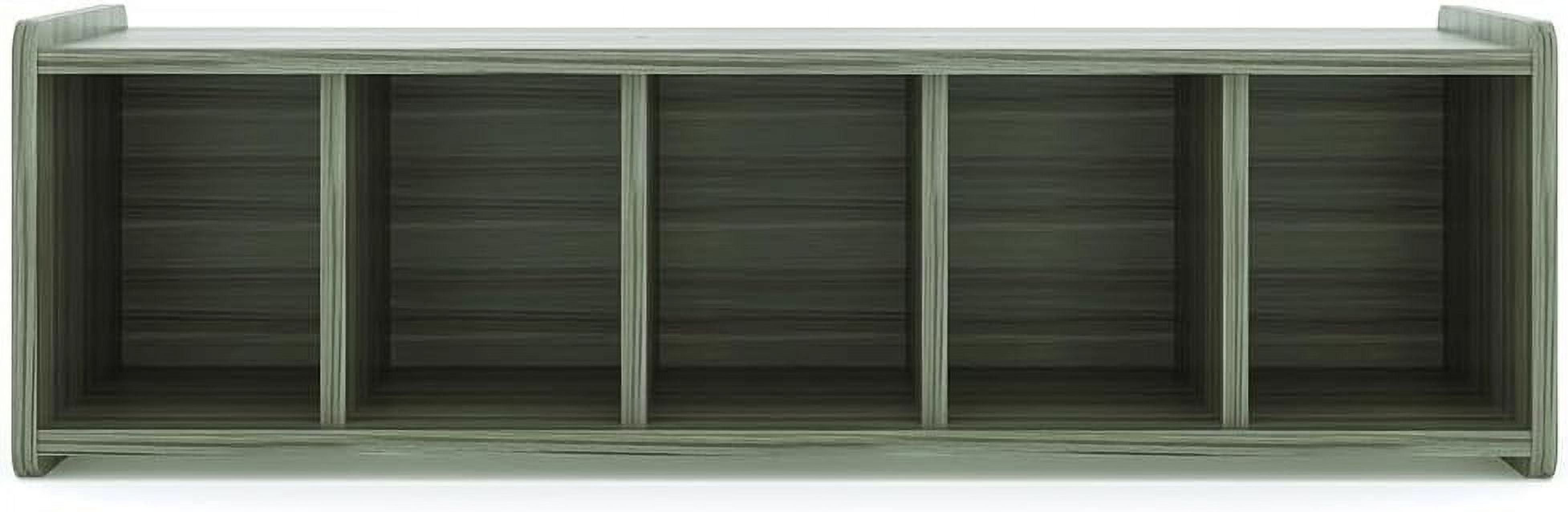 Tot Mate Children's Wooden Book Bench 5 Cubby Toys Storage, Classroom ...