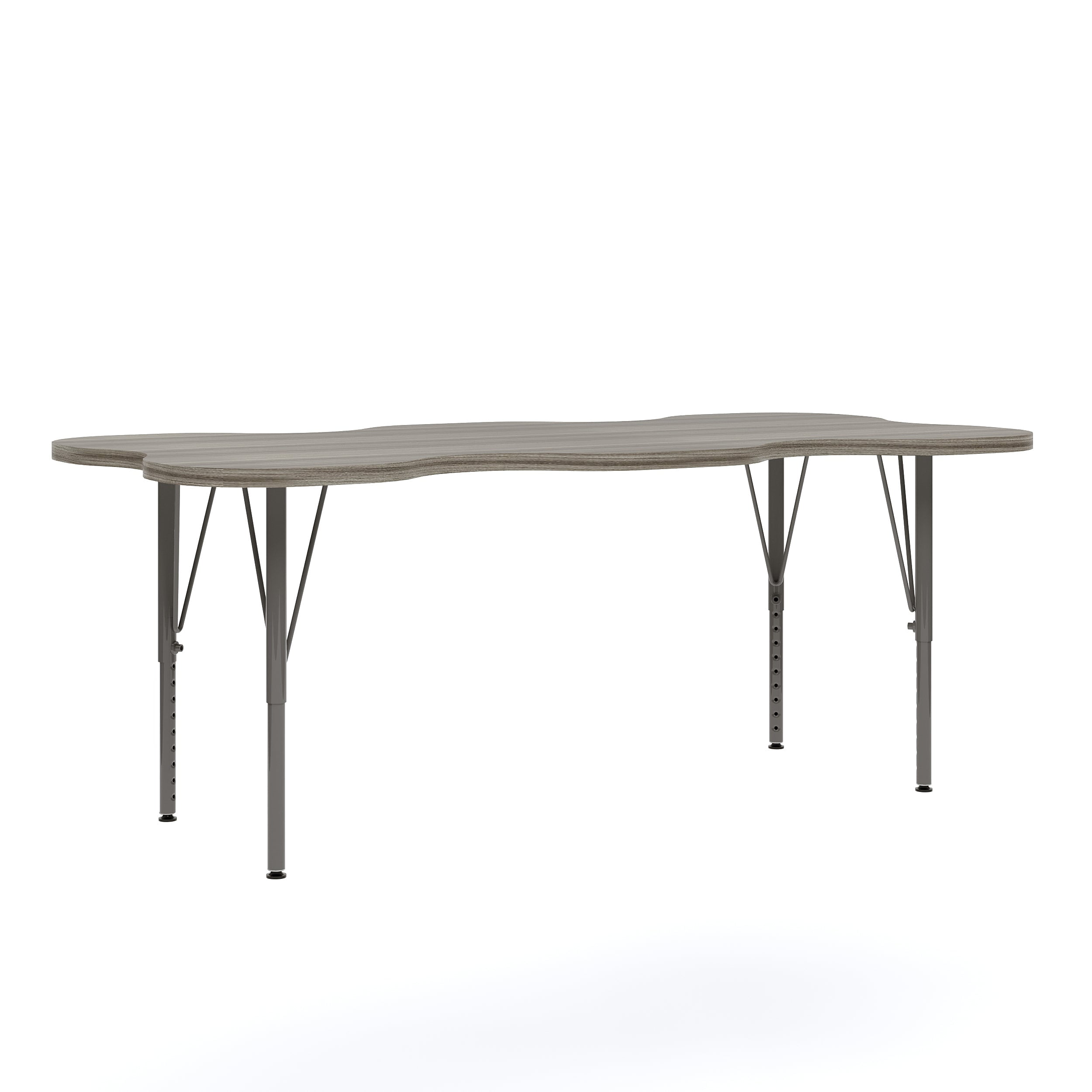 Tot Mate My Place Rectangular Table, Adjustable Height Legs, Table Top ...