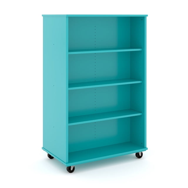 Tot Mate Open Wide Double Sided 4 Tier Mobile Shelf, Classroom ...