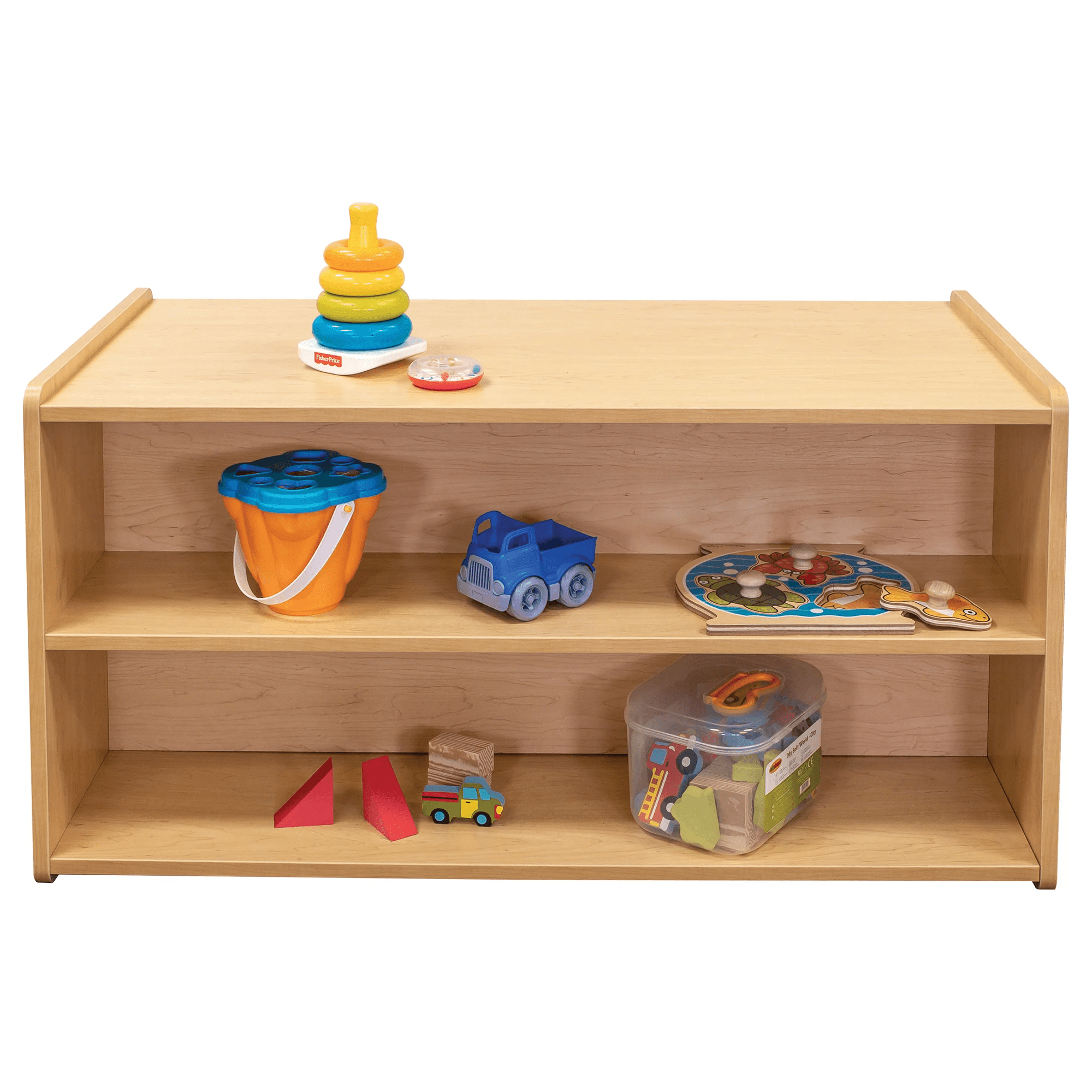 Tot Mate Preschool Shelf Storage, Shelves, Bookshelf, Assembled, 46"W x ...