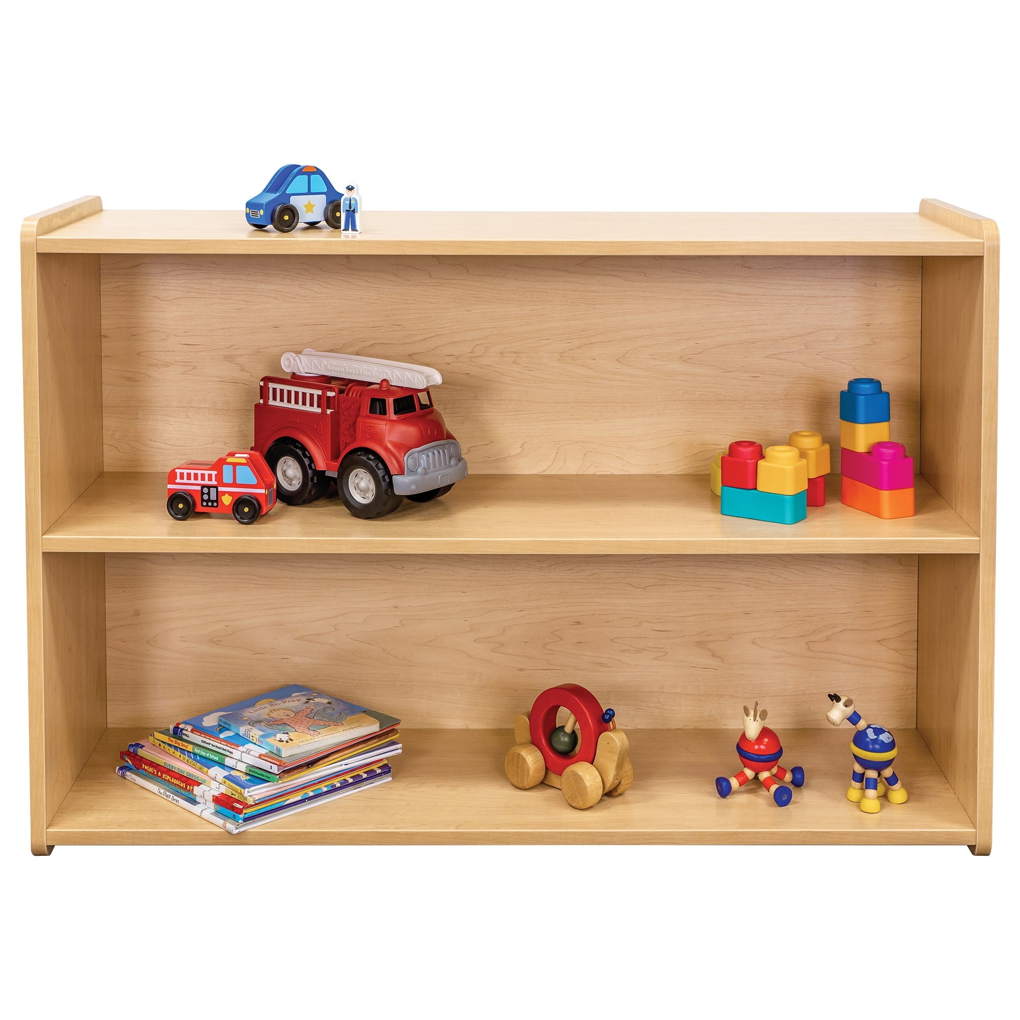 Tot Mate Preschool Wooden Shelf Storage Organizer, Ready-to-Assemble ...