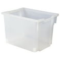 Tot Mate Translucent Plastic Storage Bins, Large, 16 3/4" x 12 1/2" x ...