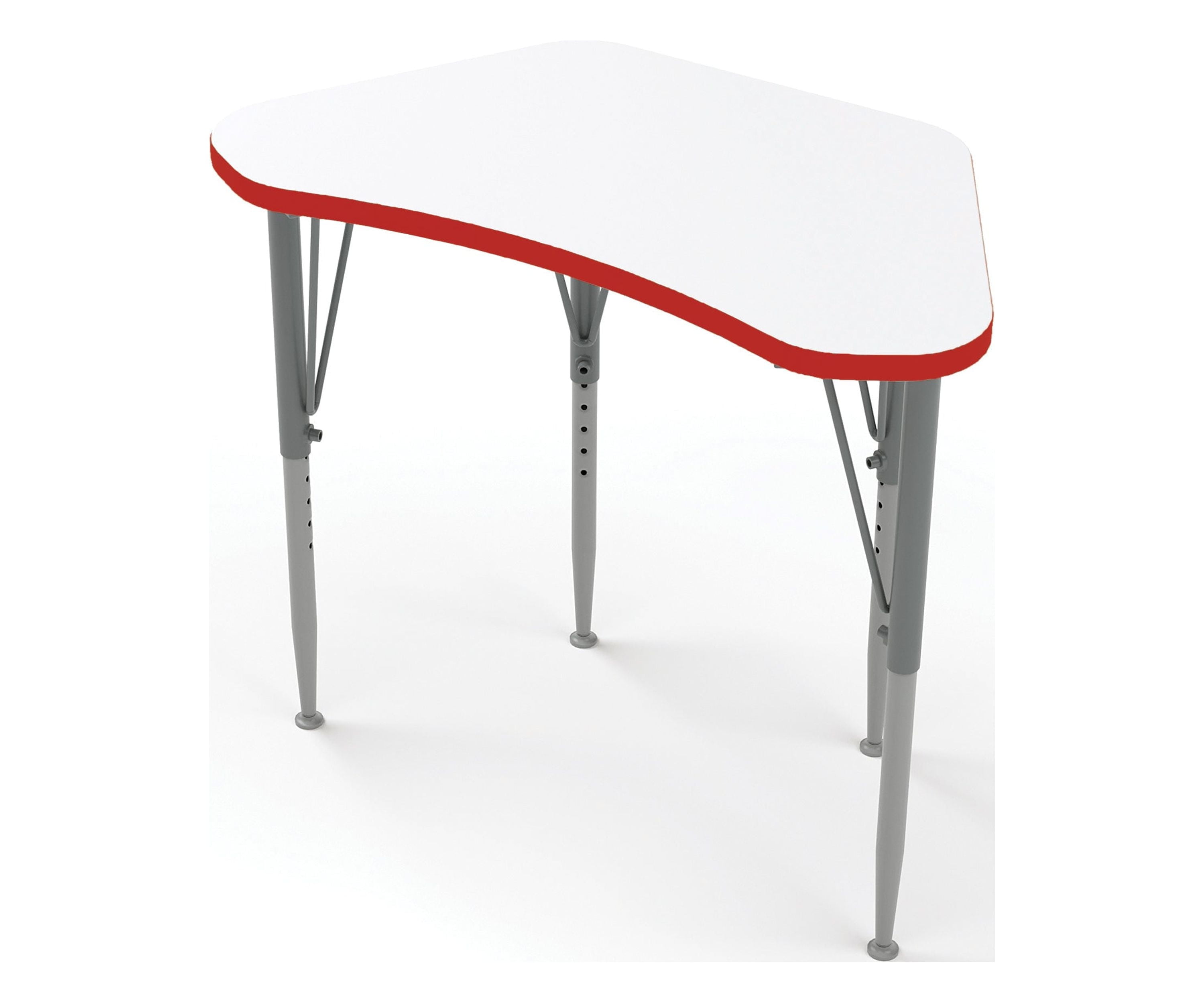 Tot Mate Versa Kid's Desk Adjustable Height Table, School Desk, Red ...