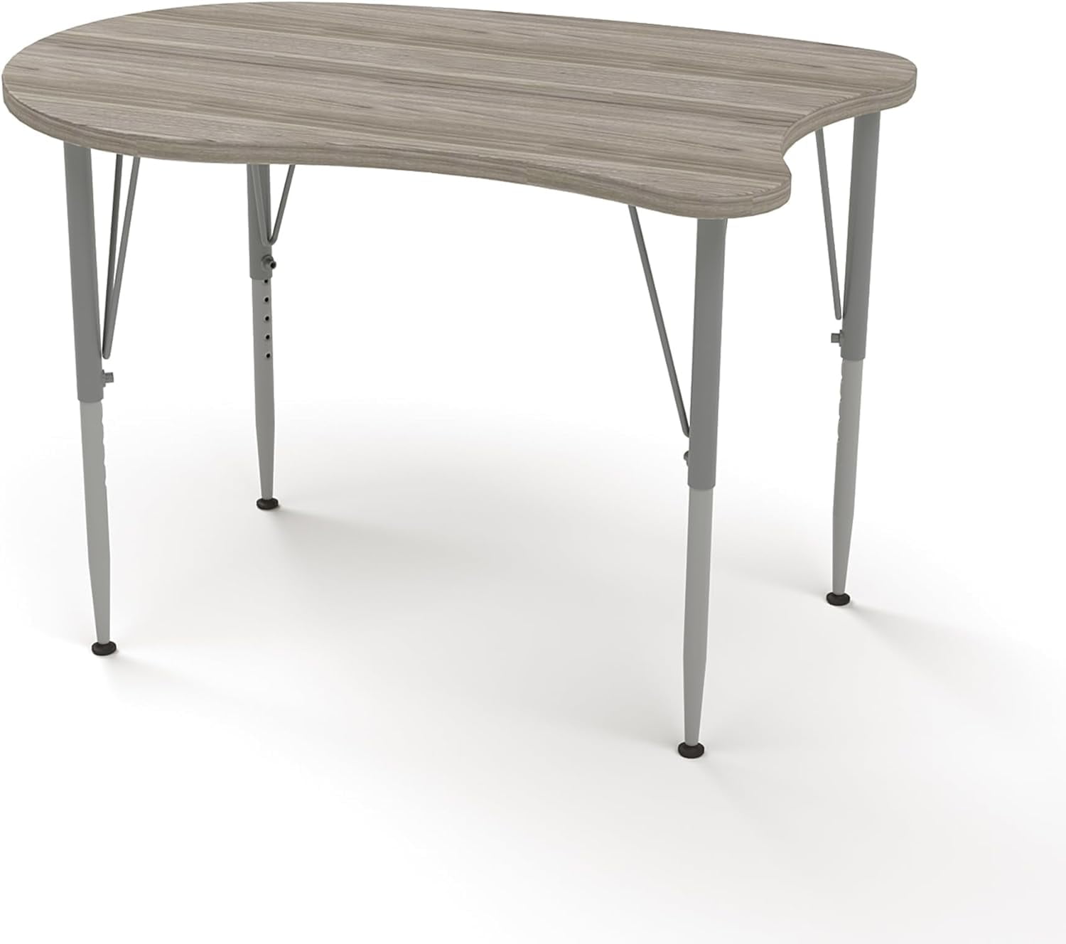 Tot Mate Versa Kid's Modern School Desk Adjustable Height Table, Elm ...