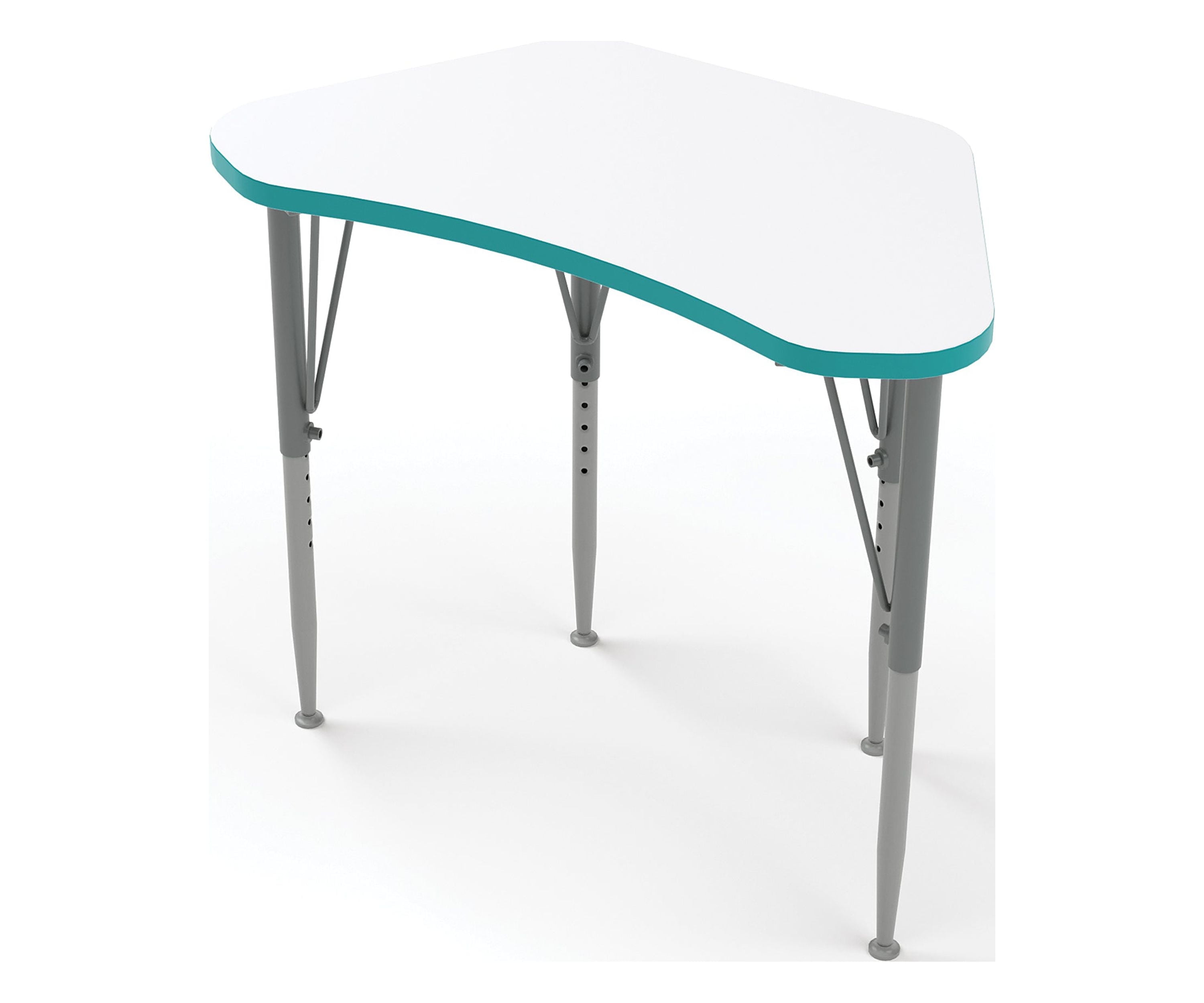 Tot Mate Versa Kid's School Desk Adjustable Height Table, Ocean, Short ...