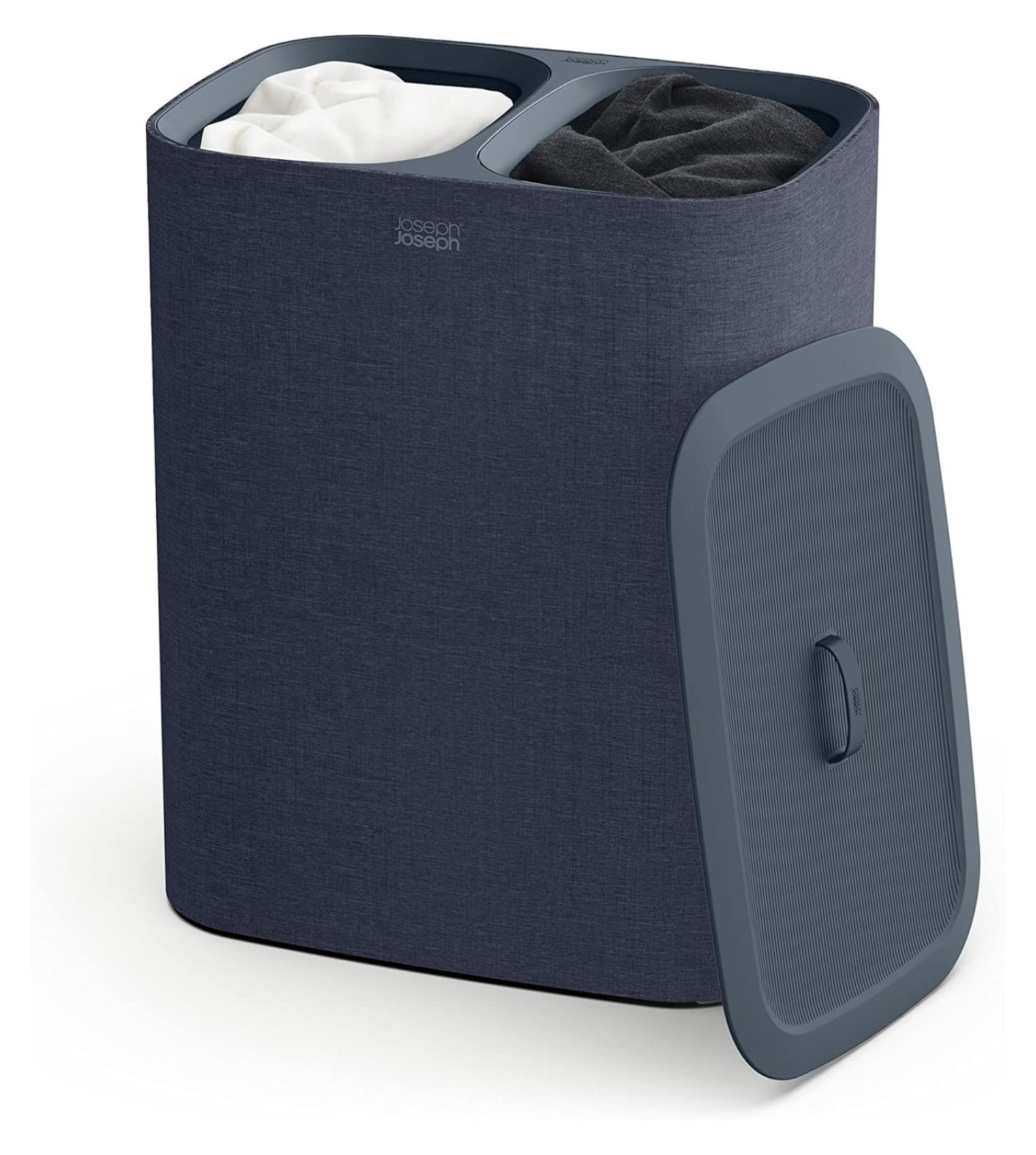 Tota 90-liter Laundry Hamper Separation Basket with lid, 2 Removable ...