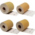 Total 20 Yards 2-3/4" Wide Continuous Sandpaper Roll Kit - 80 120 180 ...