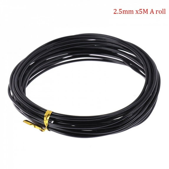 Total 5M (Black) Bonsai Wire Anodized Aluminum Bonsai Training Wire, 5 ...