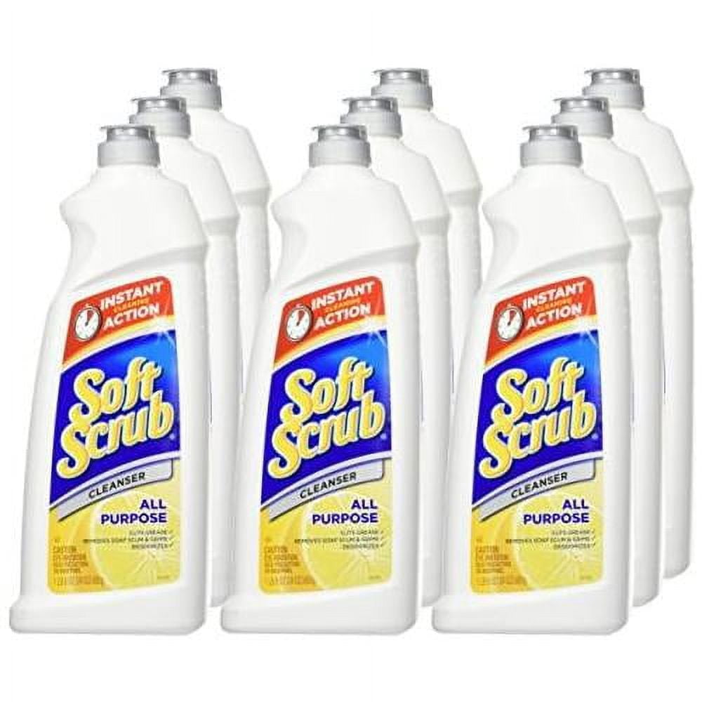 Total All Purpose Bath & Kitchen Cleanser, Lemon Scent 24 Oz (Pack Of 9 ...