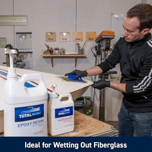 Total Boat 5:1 Epoxy Fast Hardener 25 Ounces (for Gallon of Resin ...