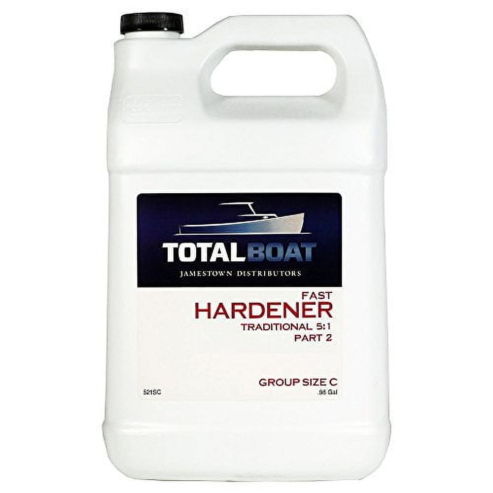 Total Boat 5:1 Epoxy Fast Hardener 25 Ounces (for Gallon of Resin ...