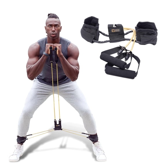 Total Body Band, 10 lbs, Light, Gold, Full Body Workout Band, Strength ...