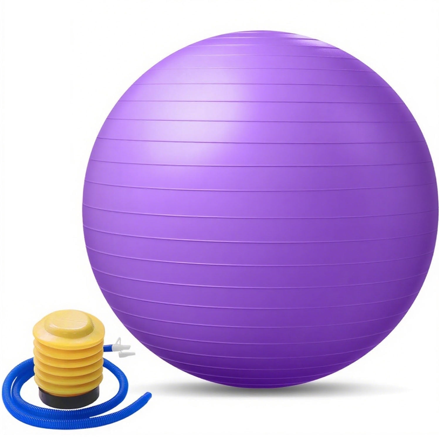 Total Body Exercise Balance Stability Yoga Ball, Anti-Burst with Air ...