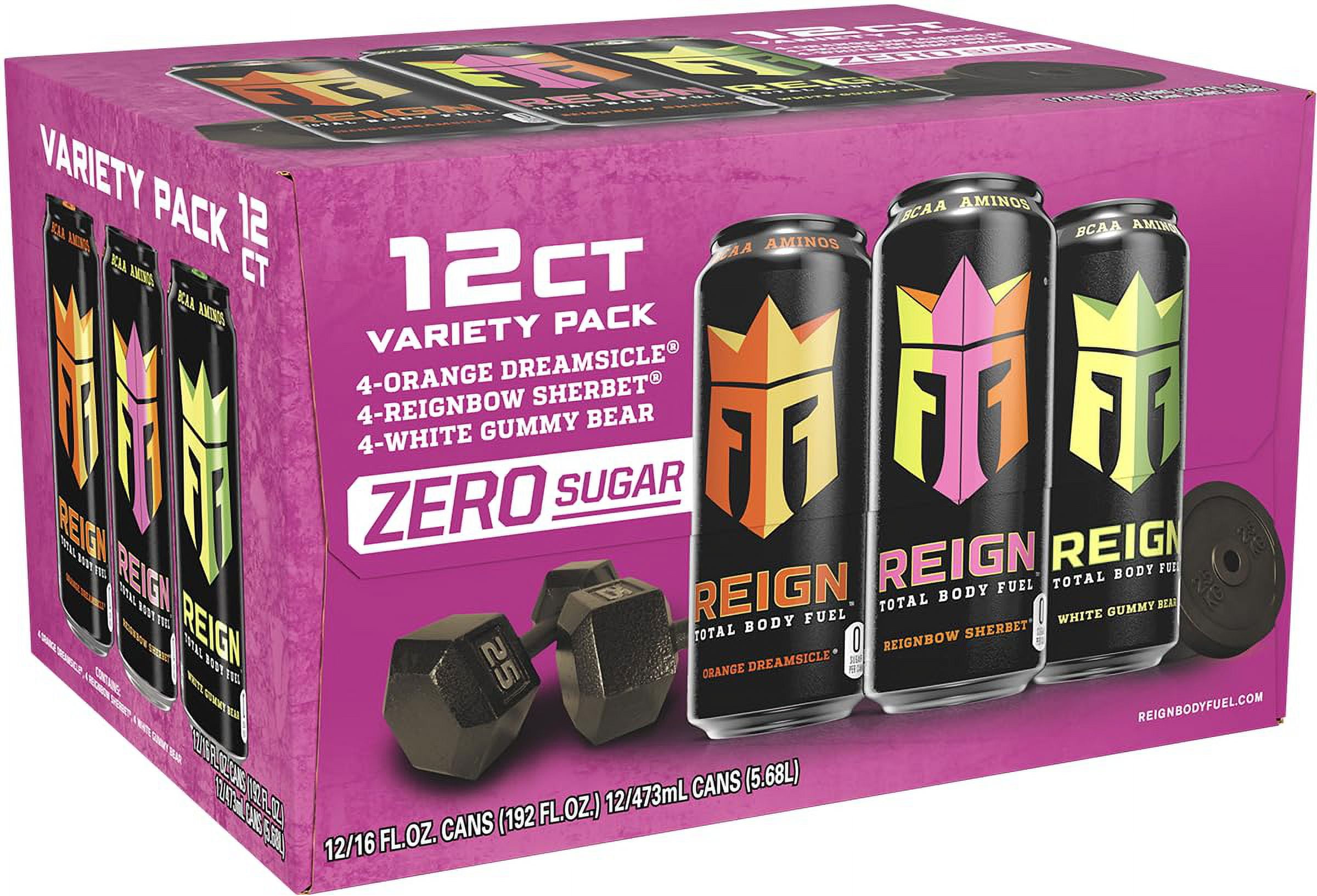 Total Body Fuel Variety Pack, Reign Orange Dreamsicle, Reign Reignbow ...