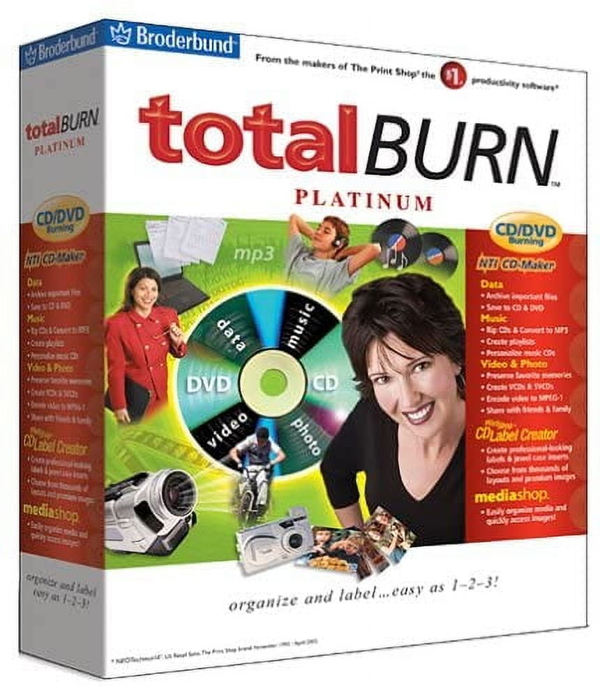 Total Burn Platinum CD / DVD Burning Software Tools - Safeguard family ...