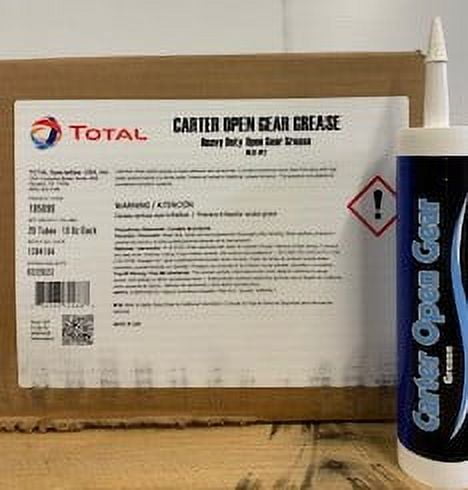 Total Carter Open Gear Grease #2 (20 tube carton) - Walmart.com