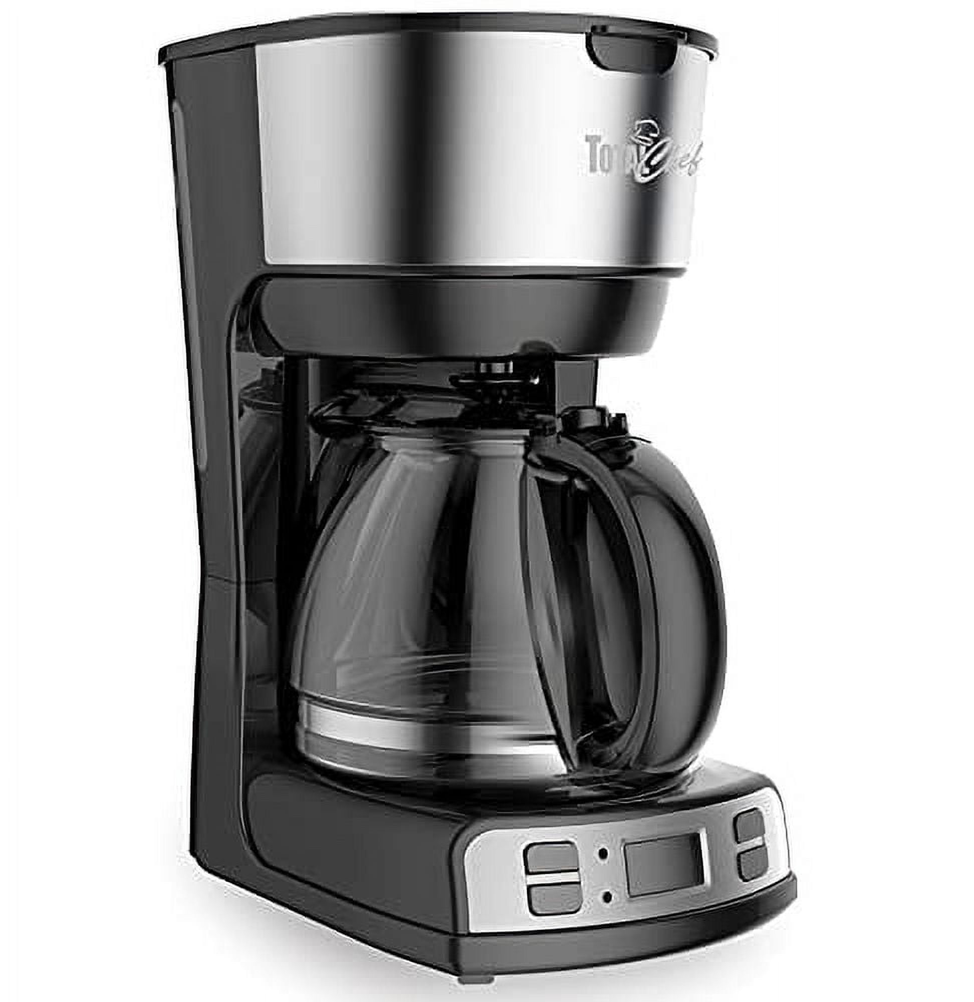 Total Chef Programmable 12-Cup Coffee Maker, Timer, Digital Display ...