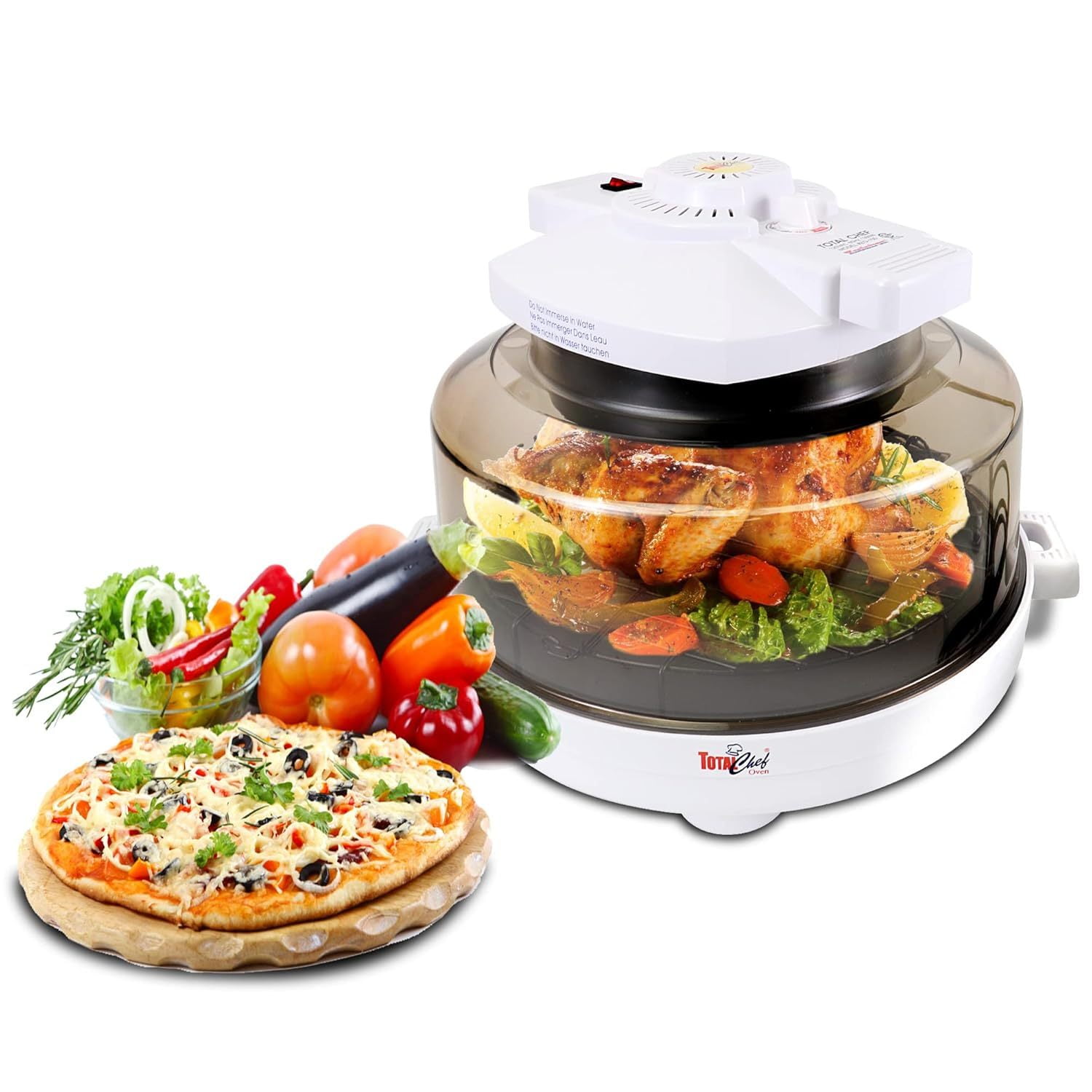 Total Chef Countertop Infrared Oven with Convection Air Circulation ...