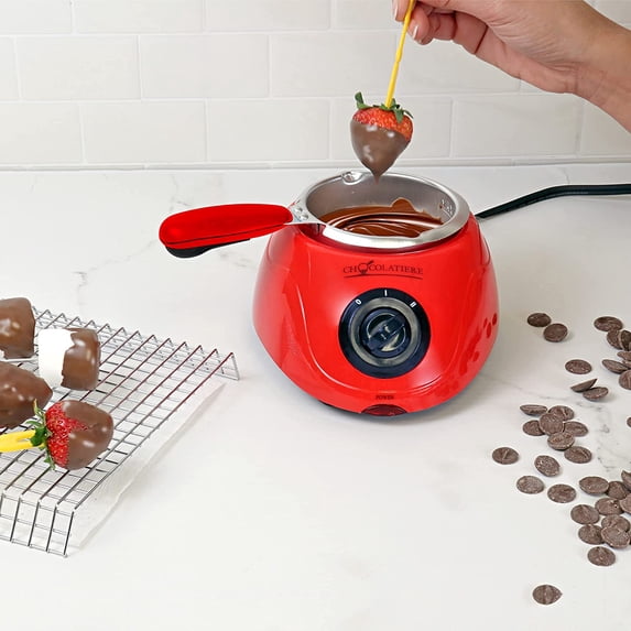 Total Chef Electric Chocolatiere Melter 32+ Accessories Fondue Pot Set ...