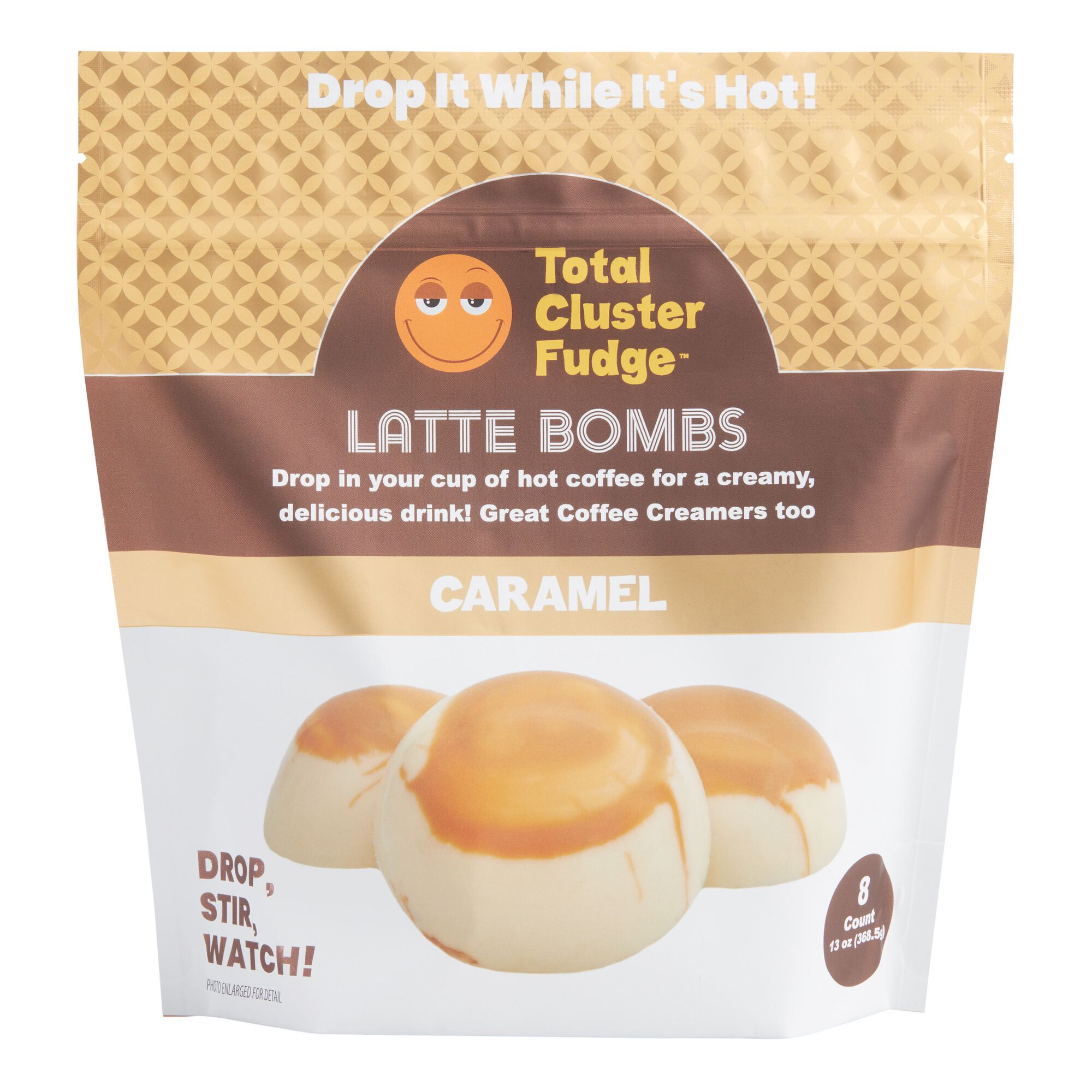 Total Cluster Fudge Caramel Latte Bombs 13 oz. Pack of 3 - Walmart.com